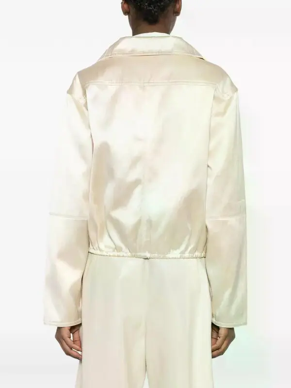 Nanushka Boxy Funnel Neck Jacket