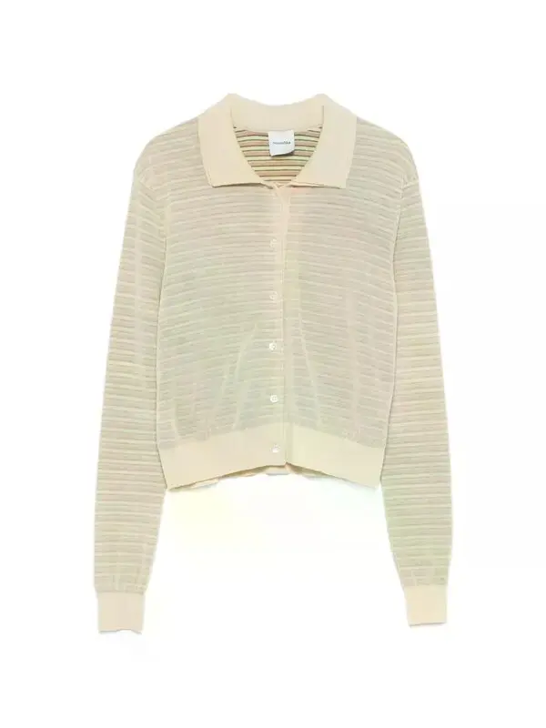 Nanushka Prema Striped Cardigan