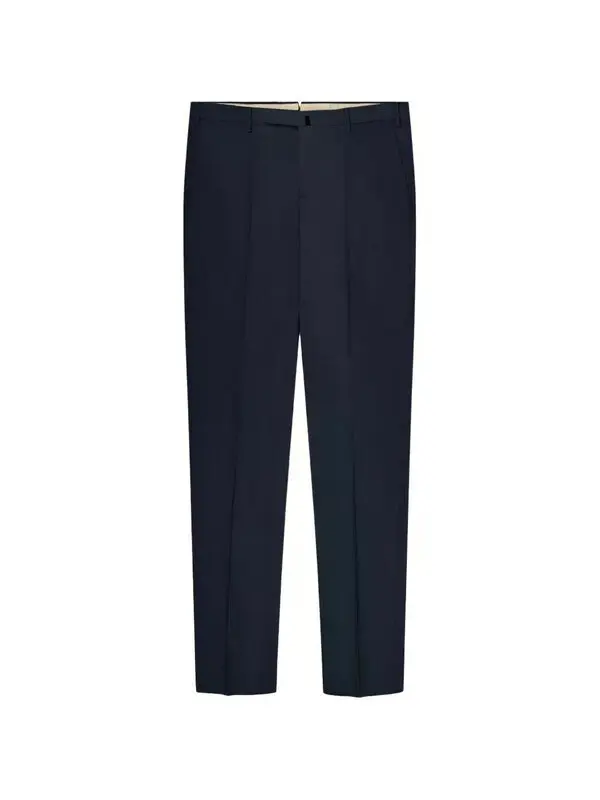 Incotex Dark Poplin Trousers