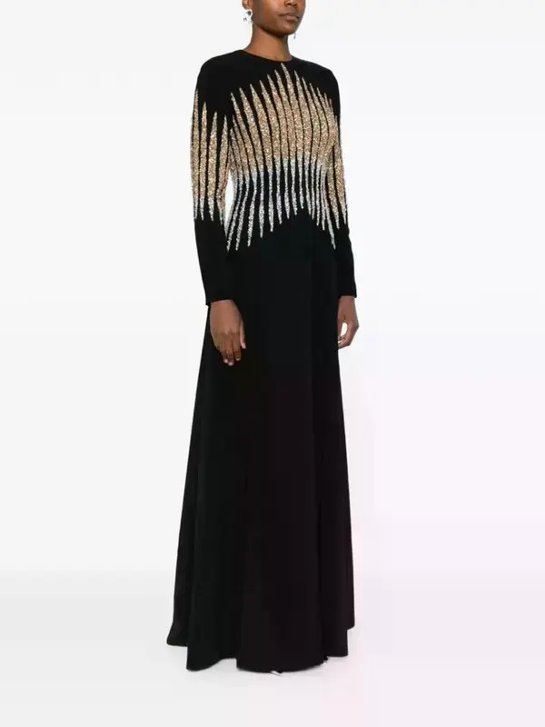 DINA MELWANI Crystal-embellished Gown