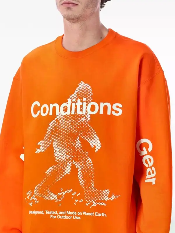 Nike Tuff Fleece Crew-neck Sweatshirt - Orange