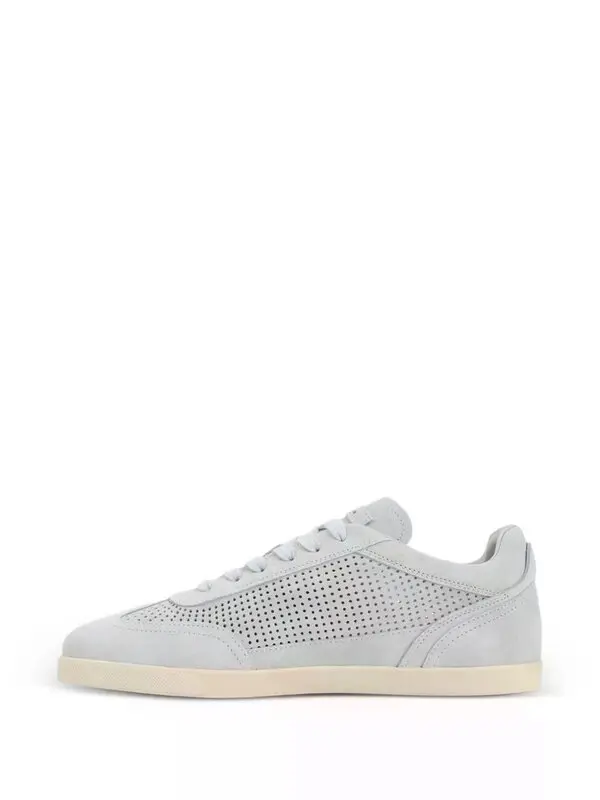 Kiton Openwork Suede Sneakers - Grey