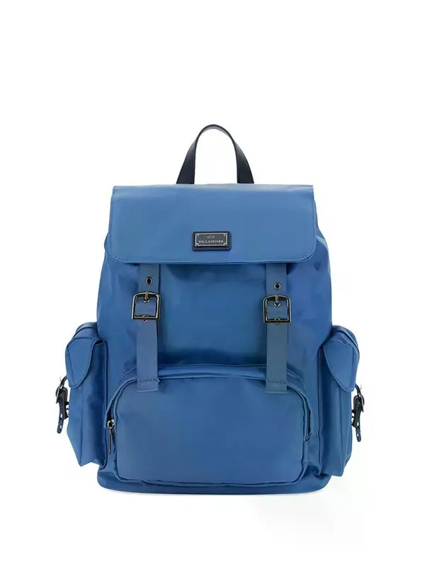Paul & Shark Milano Leather Trimmed Backpack - Blue