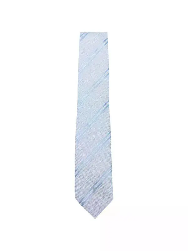 TOM FORD Striped Tie - Blue