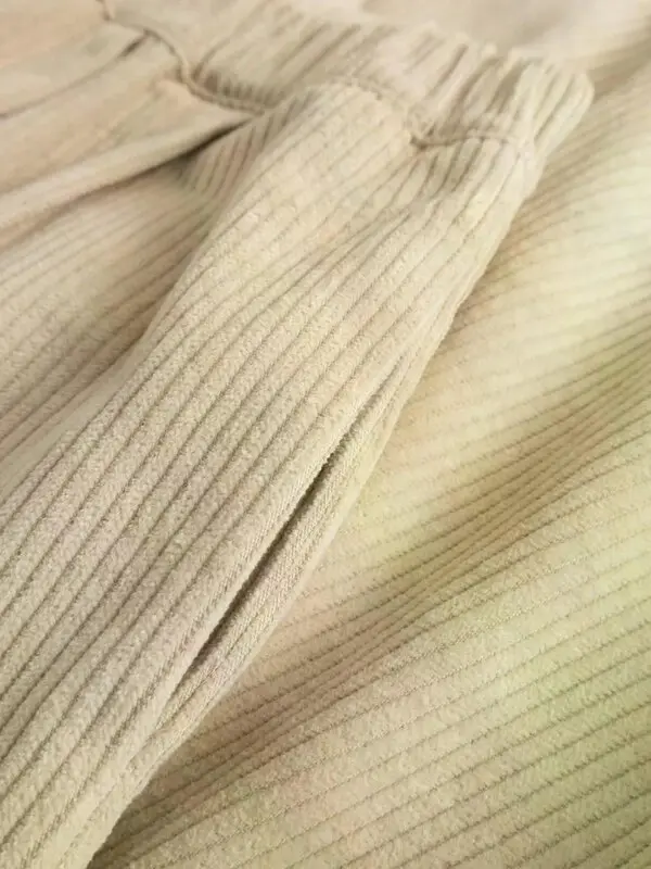 Black Crane Corduroy Trousers
