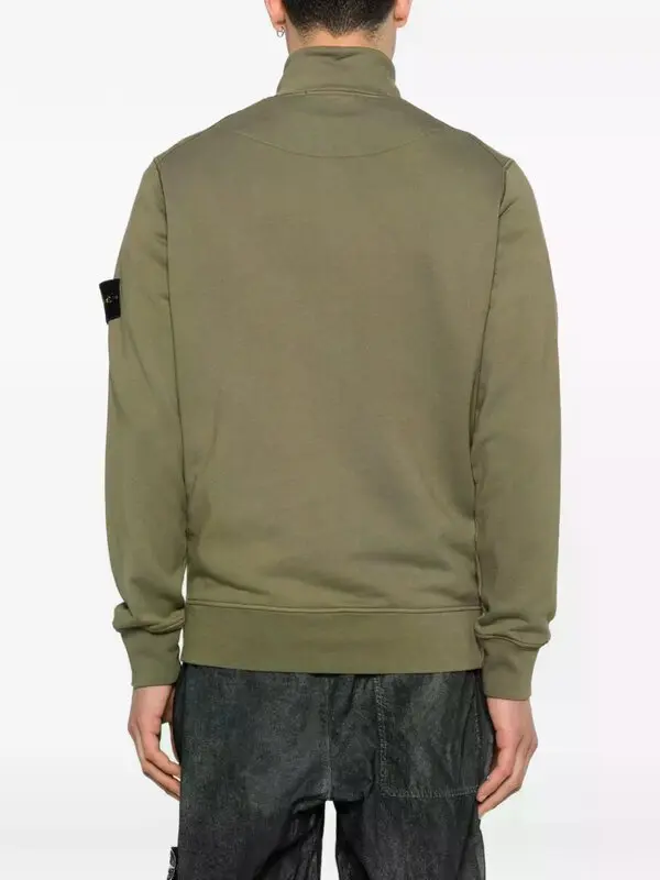Stone Island Half-zip Cotton Sweatshirt