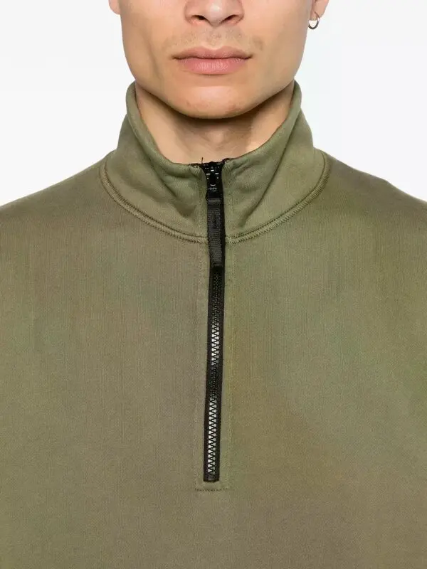 Stone Island Half-zip Cotton Sweatshirt