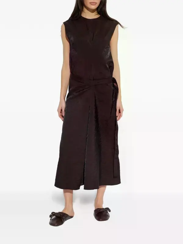 Studio Nicholson Verve Tie Belt Midi Dress