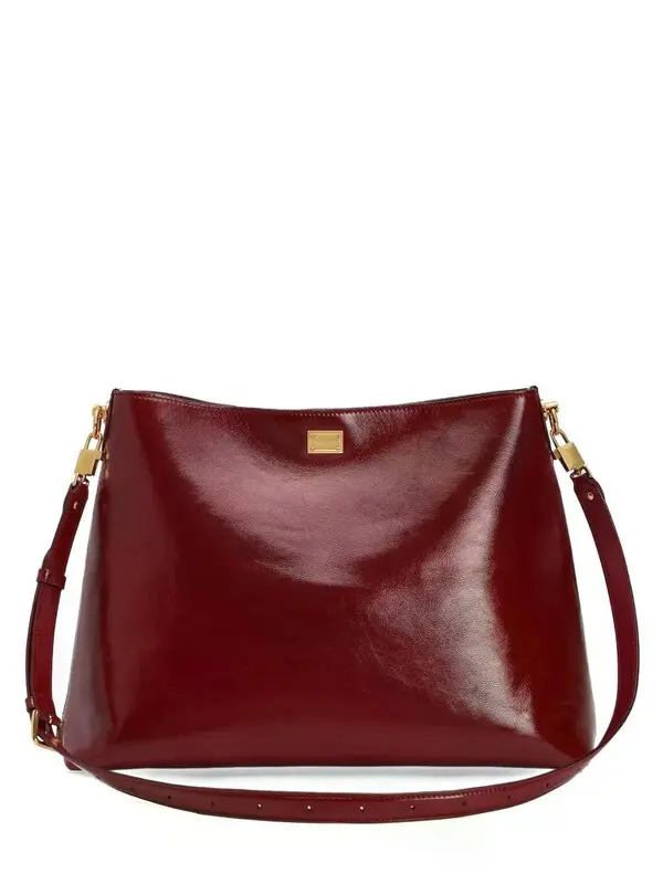 Dolce & Gabbana Vittoria Leather Cross Body Bag - Red