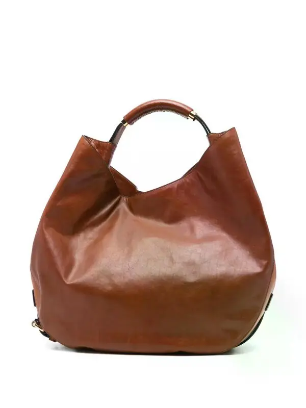 Moschino Handle Shoulder Bag - Brown