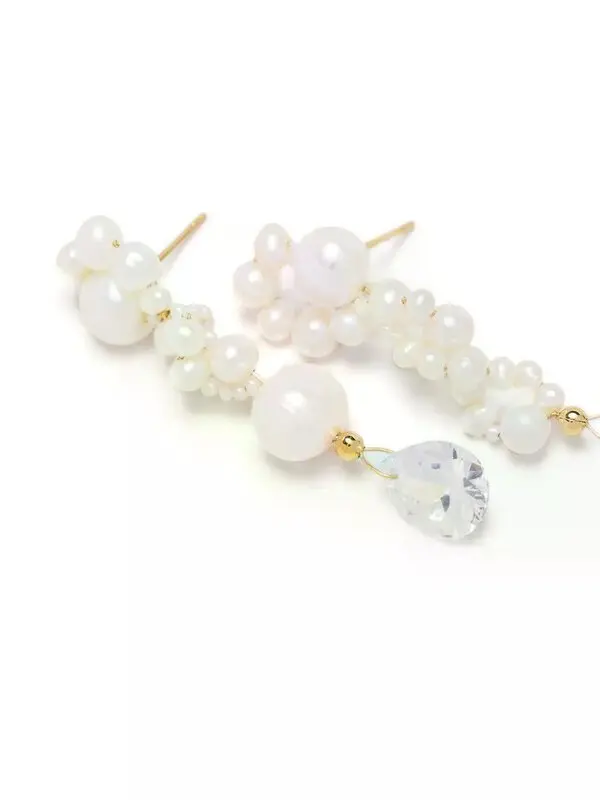 Completedworks 14kt Gold-plated Pearl Drop Earrings
