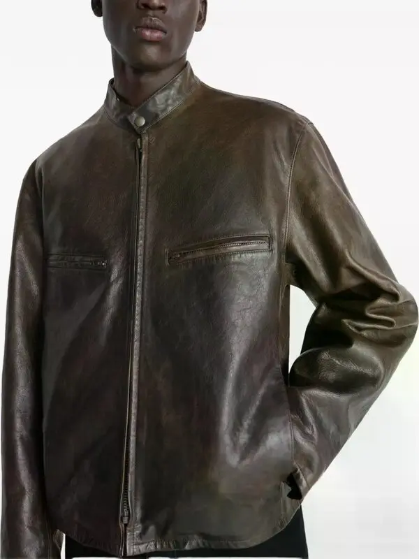 LEMAIRE Leather Biker Jacket