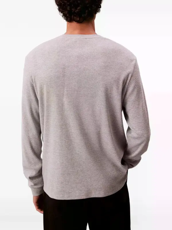 Calvin Klein Long-sleeve Patch T-shirt - Grey
