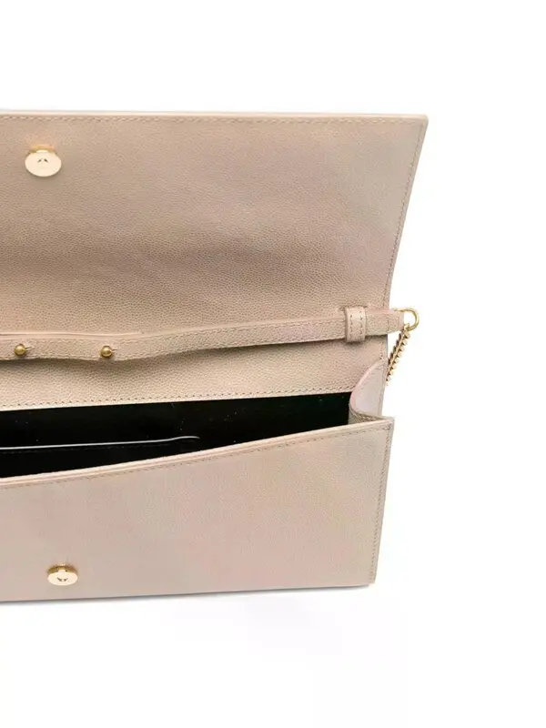 Saint Laurent Kate Clutch Bag - Neutrals