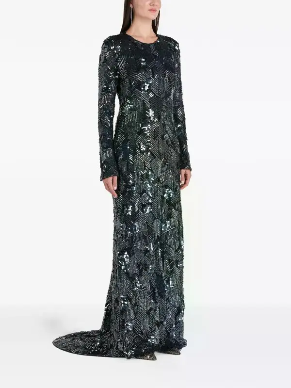 ILTA Sequin-embellished Maxi Dress