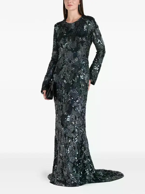 ILTA Sequin-embellished Maxi Dress