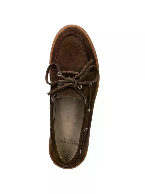 SUMMERY COPENHAGEN Suede Tie Detail Loafers