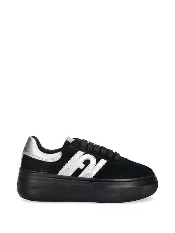 Furla Logo Detail Sneakers - Black