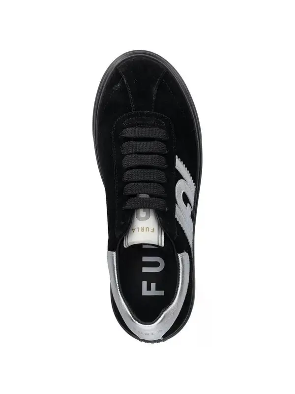 Furla Logo Detail Sneakers - Black