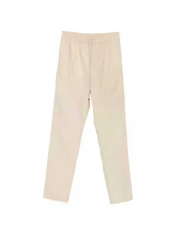 Rick Owens Beige Cotton Drawstring Trousers - Neutrals