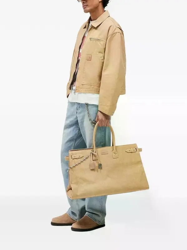 REPRESENT Pocket Zip Cotton Jacket - Neutrals