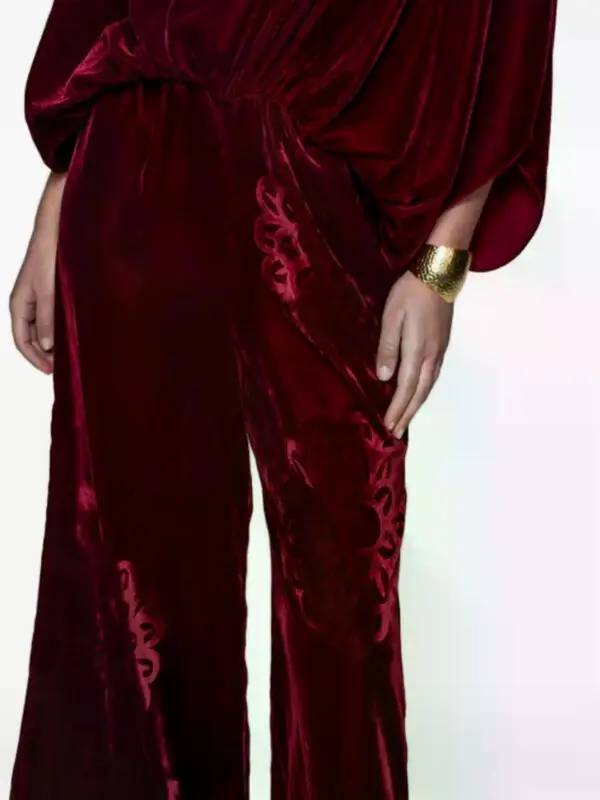 Themis Z Anthos V-neck Flared Jumpsuit