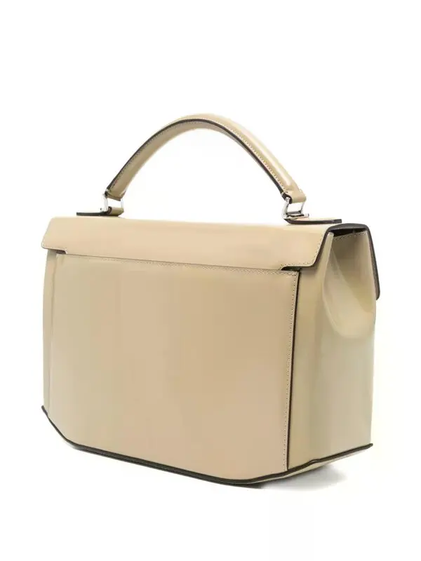 TOTEME Medium Brushed-leather Tote Bag - Neutrals