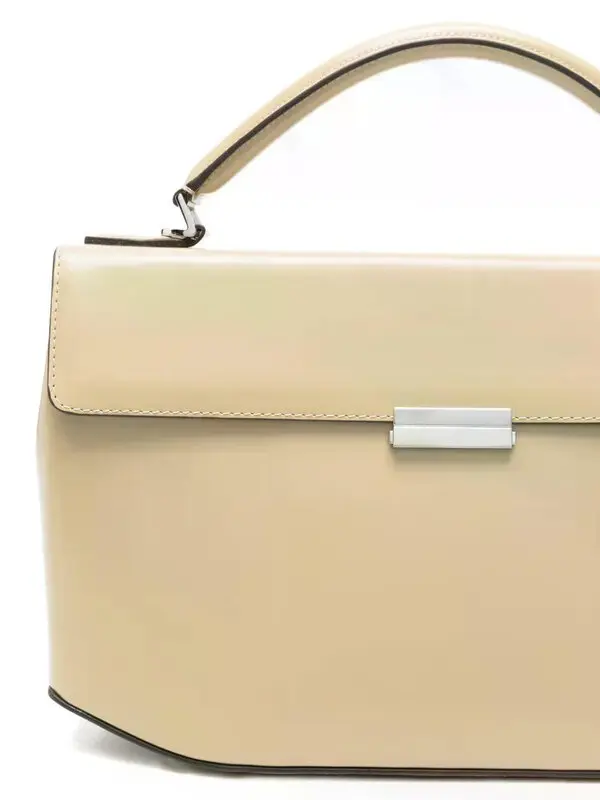 TOTEME Medium Brushed-leather Tote Bag - Neutrals