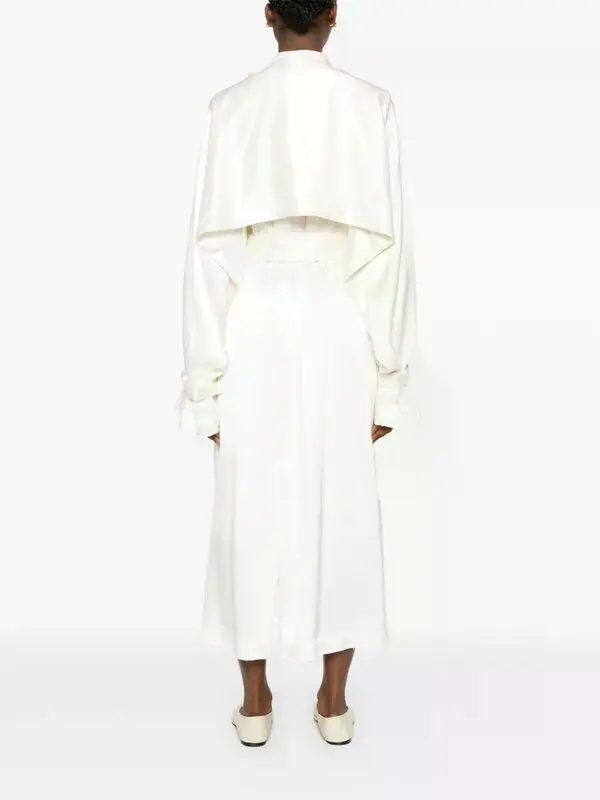 TOTEME Belted Trench Coat - White