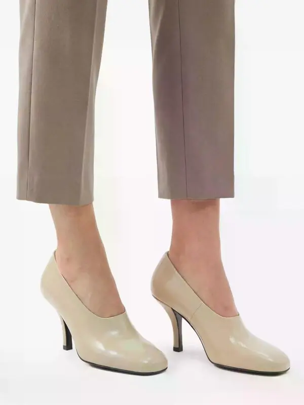 TOTEME Contour Naplack Pumps - Neutrals