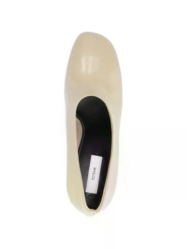 TOTEME Contour Naplack Pumps - Neutrals