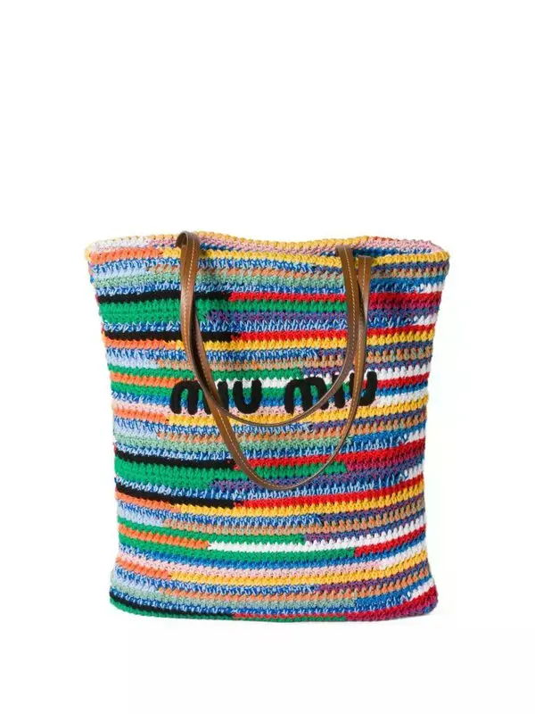 Miu Miu Crocheted Tote Bag