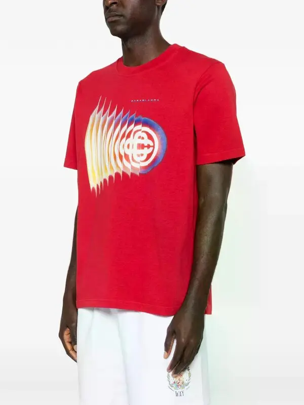 Casablanca Shockwave Cotton T-shirt