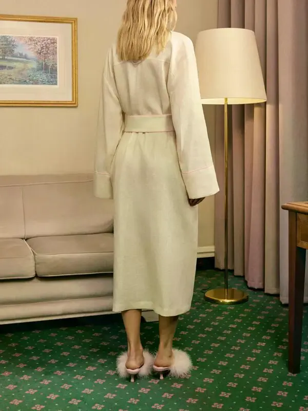 Sleeper Rose Linen Robe - Neutrals