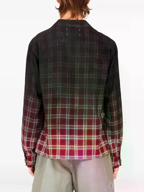 MAISON MARGIELA Check-print Button-up Shirt