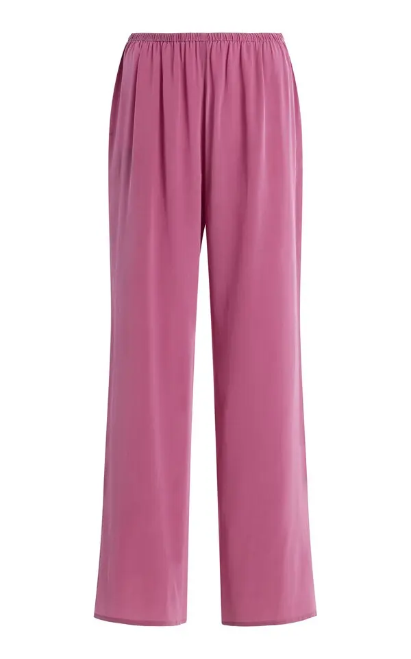 Asceno Loreto Silk Trousers - Pink