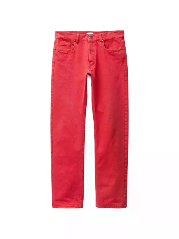 Versace Straight Leg Jeans - Red
