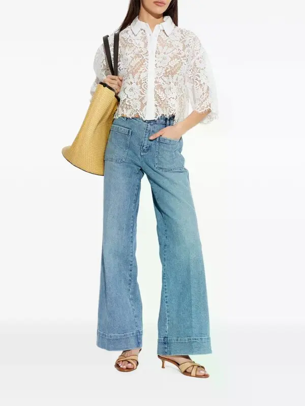 Michael Kors Flared Jeans With Patch Pockets