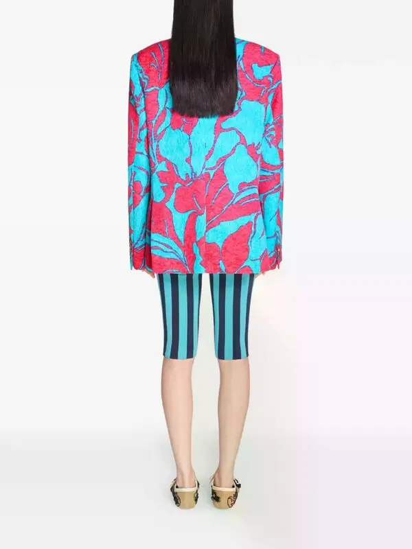 Dries Van Noten Double-breasted Jacquard Blazer