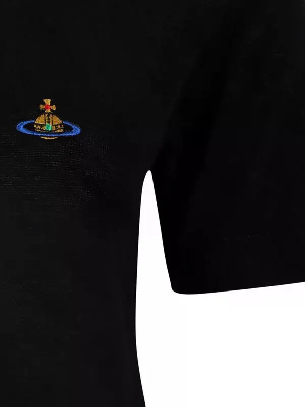 VIVIENNE WESTWOOD Orb-embroidered T-shirt