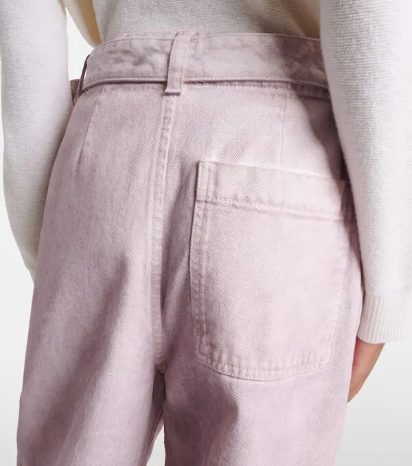 Loewe Belted Wide-leg Jeans