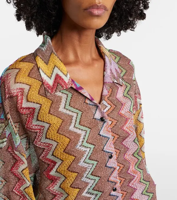 Missoni Zigzag Lame Shirt