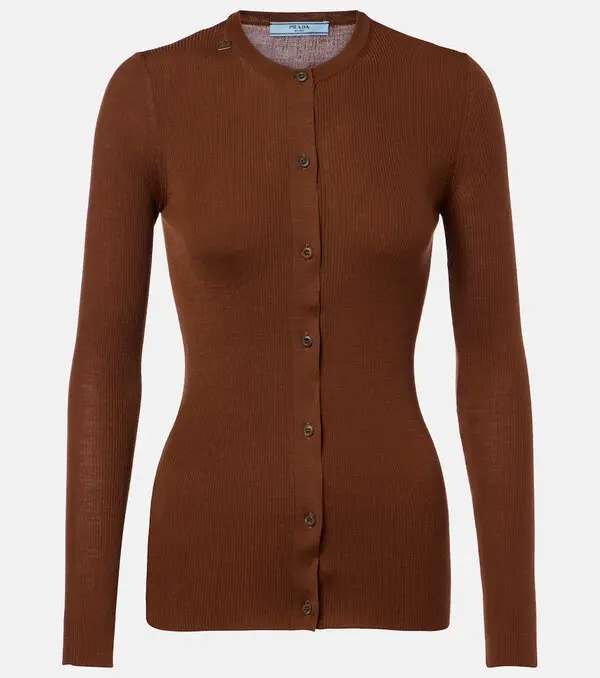 Prada Virgin Wool Cardigan