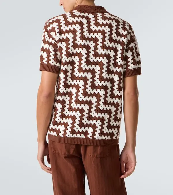 Frescobol Carioca Crochet Cotton Cardigan
