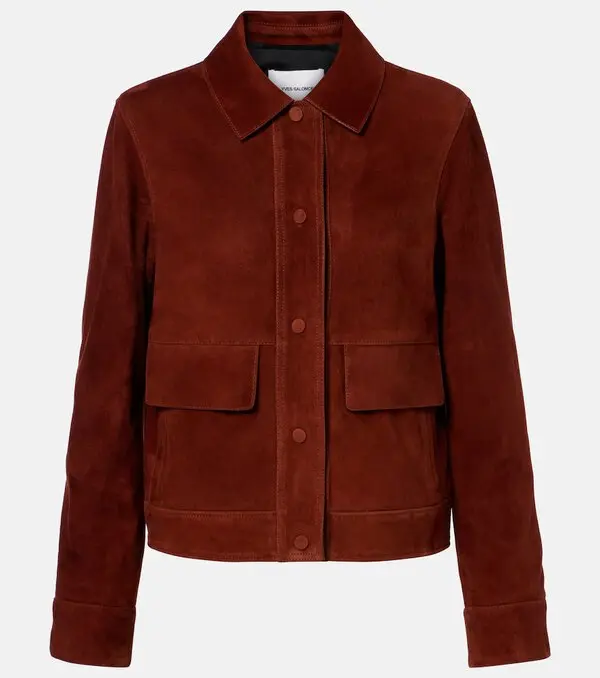 YVES SALOMON Suede Leather Jacket