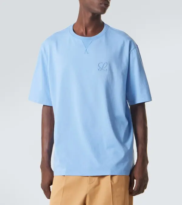 Loewe Anagram Cotton Jersey T-shirt
