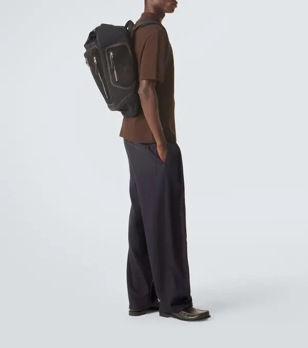 Loewe Flex Canvas And Suede Backpack