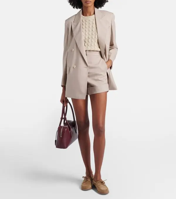 Max Mara Talamo Cable-knit Linen Sweater
