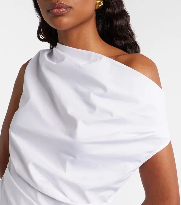Staud Off-shoulder Cotton Top - White