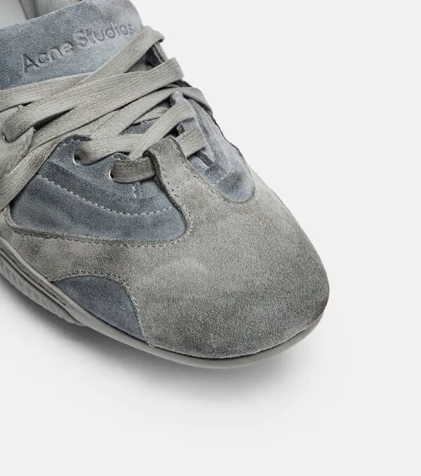 Acne Studios Suede Lace-up Sneakers - Grey